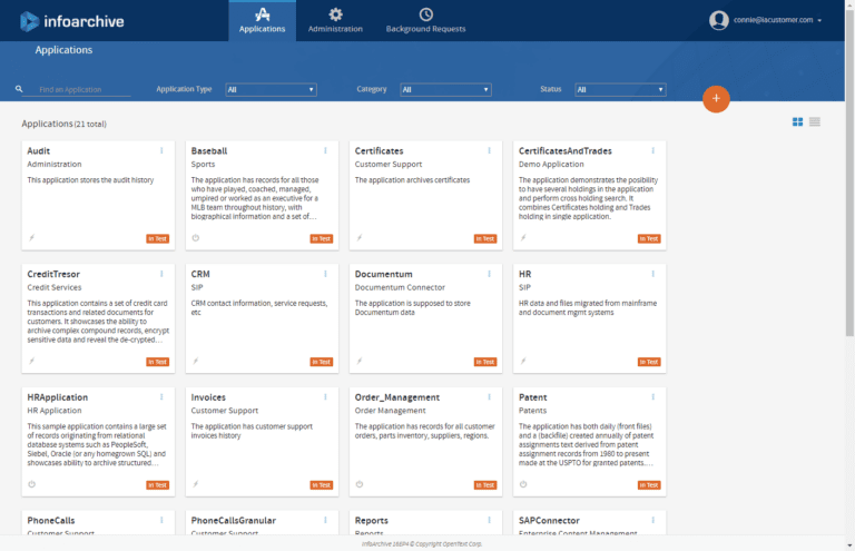 New Release of OpenText InfoArchive - Read More