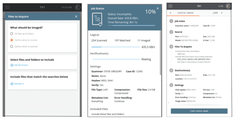 New logical imaging feature now available with OpenText Tableau TX1 2.0 ...