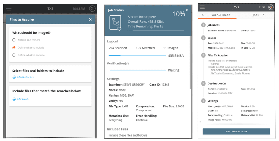 New Logical Imaging Feature Now Available With Opentext Tableau Tx1 2 0