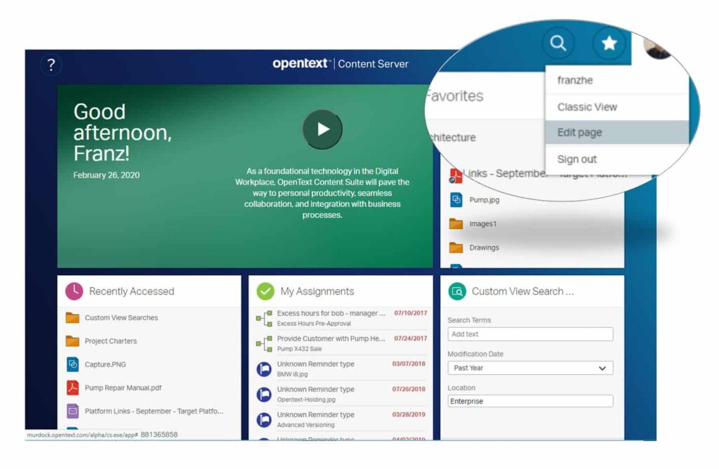 What’s new in OpenText Content Suite Cloud Edition (CE) 20.2 and ...