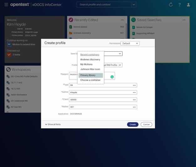 What’s new in OpenText eDOCS Release 16.7.2 - OpenText Blogs What’s new in OpenText eDOCS Release 16.7.2 - OpenText Blogs