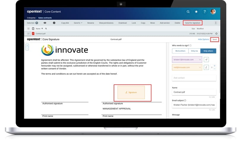 What's new in OpenText Core Signature - OpenText Blogs What's new in OpenText Core Signature - OpenText Blogs