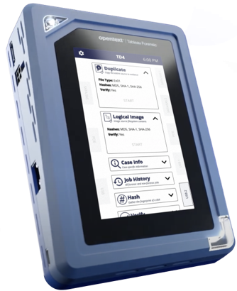 Introducing the OpenText Tableau Forensic TD4 Duplicator - OpenText Blogs