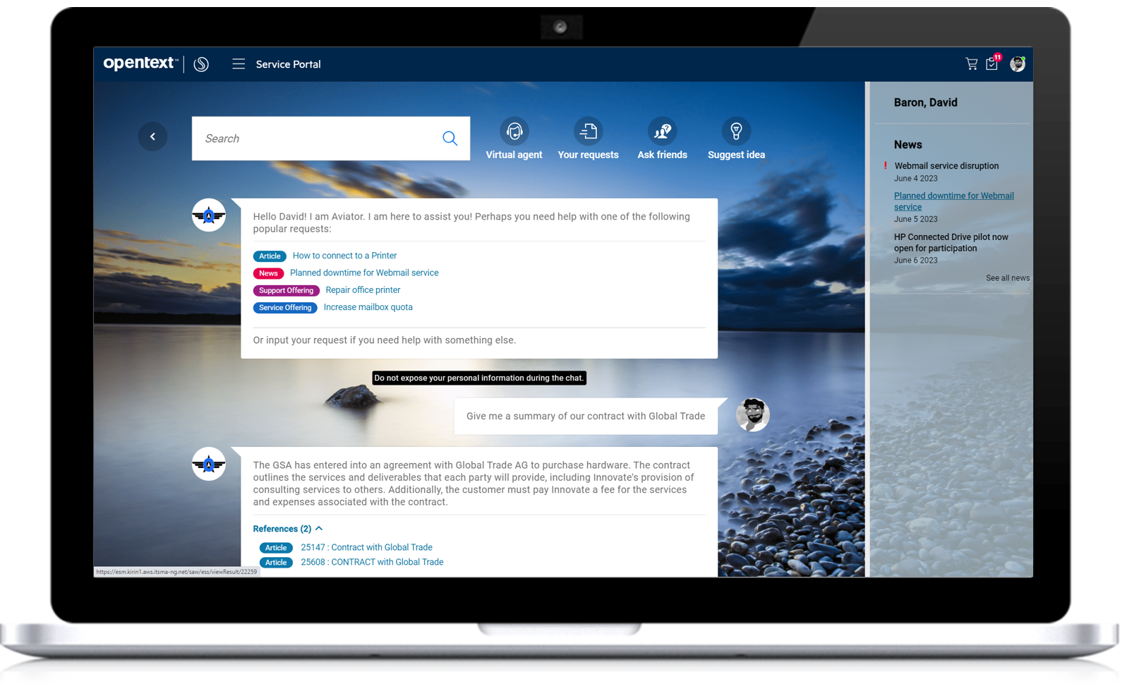 Transform ITSM self-service with private generative AI - OpenText Blogs